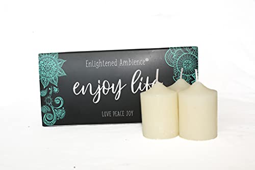 Enlightened Ambience 10 Tangy Blood Orange Scented Votive Candles Ivory