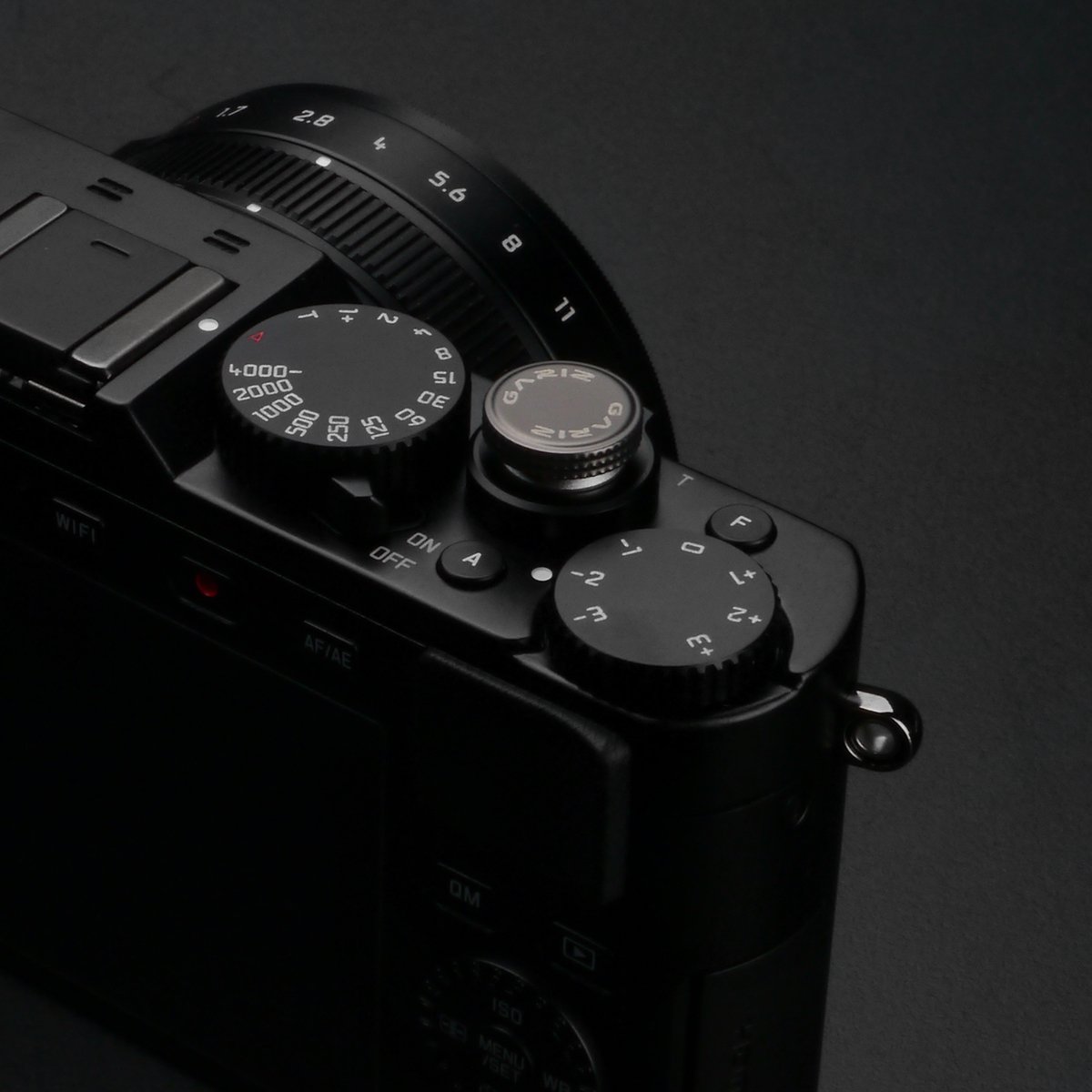 GARIZ Software Release Button (Paste Type) 12mm Gunmetal XA-SB7