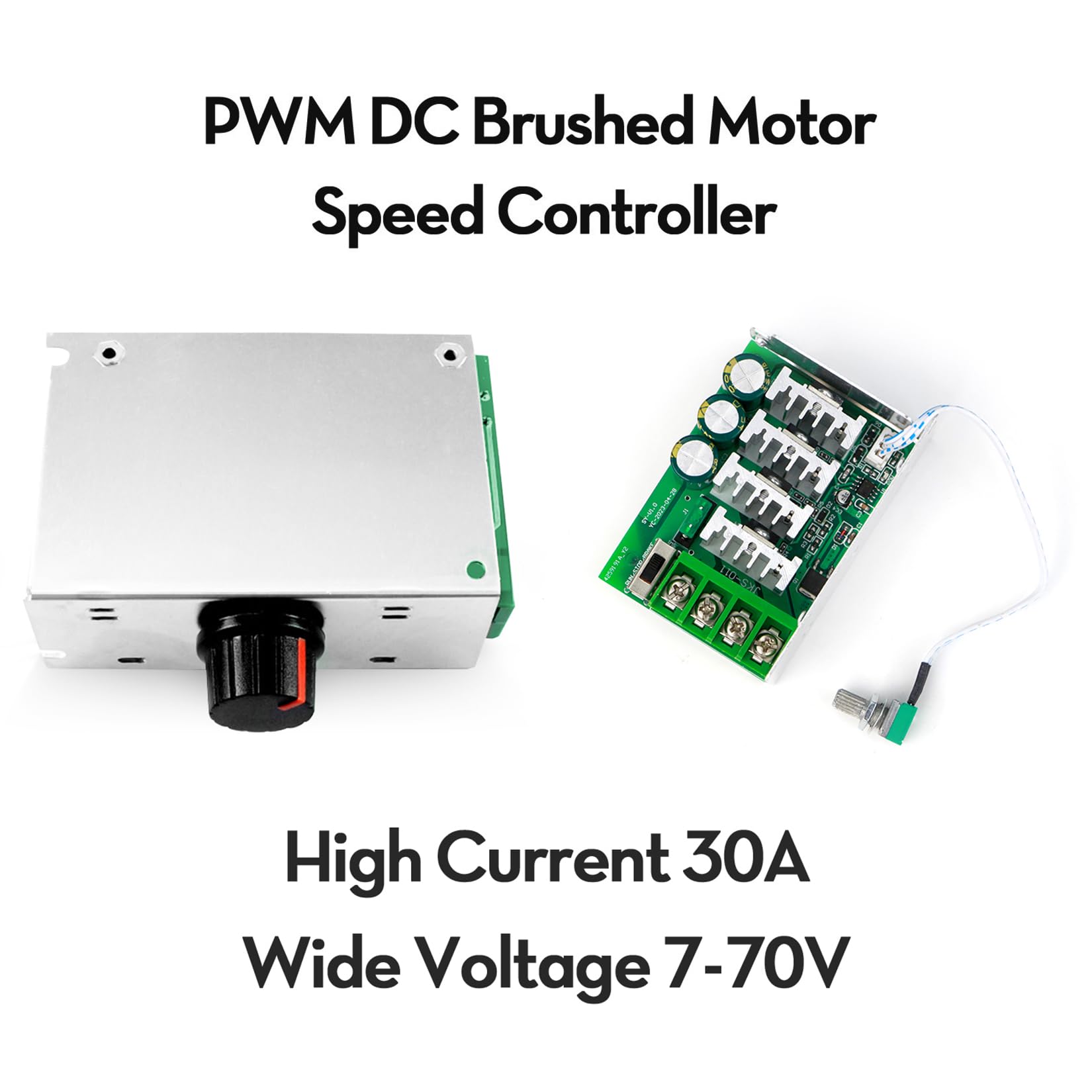 RioRand 7-70V PWM DC Motor Speed Controller Switch 30A