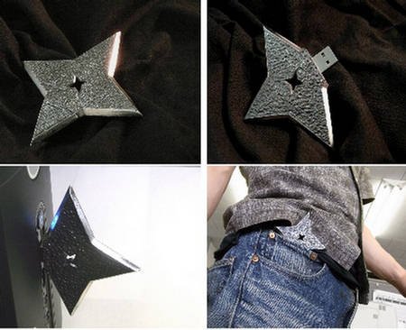 D-CLICK TM 4GB/8GB/16GB/32GB/64GB/Cool USB High Speed Flash Memory Stick Pen Drive Disk (32GB, Shuriken Ninja)