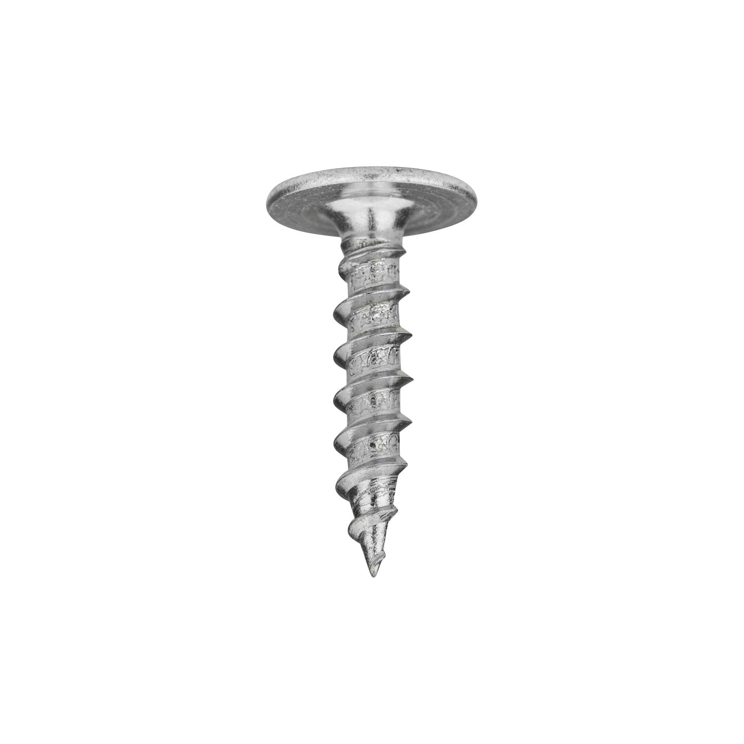 Rok Hardware 100 Pack #8 x 7/8" Deep Coarse Thread Phillips Truss Head Wood Drawer Front Adjustment Screws Zinc MDF