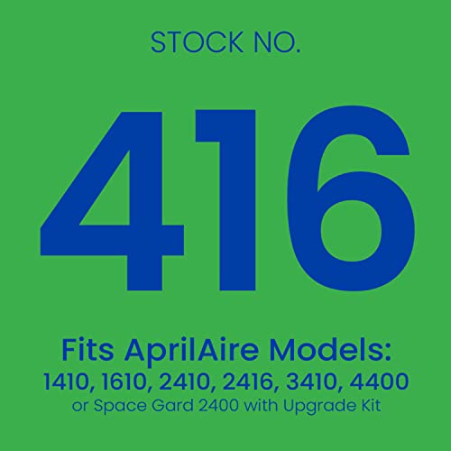AprilAire 416 Replacement Filter for AprilAire Whole House Air Purifiers - MERV 16, Allergy, Asthma, & Virus, 16x25x4 Air Filter (Pack of 1)