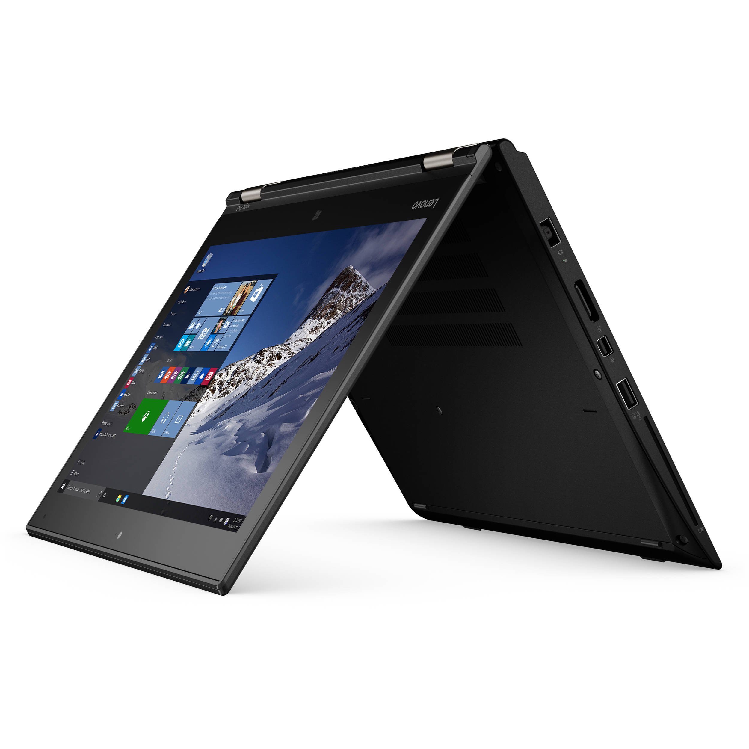 Lenovo Thinkpad Yoga 260 2-in-1 Business Laptop - 12.5" IPS Touchscreen (1366x768), Intel Core i5-6200U, 180GB SSD Opal2, 8GB DDR4, Backlit Keyboard, Windows 10 Professional 64-bit - Black