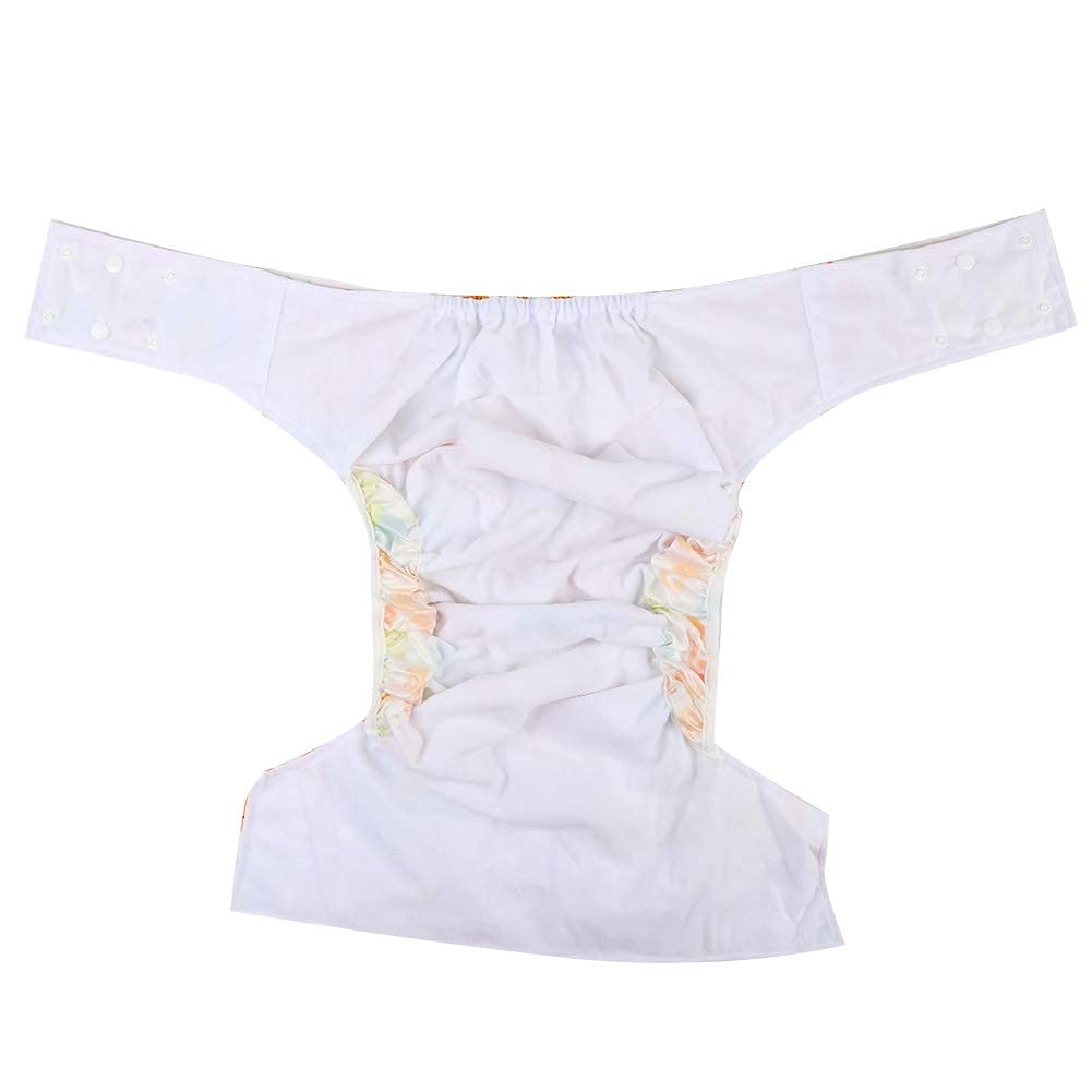 Washable Diapers,Reusable Adult Diaper Leak Proof Protection, Washable and Reusable Adjustable Breathable Adult Diaper for The Elderly, One Size Fits All(2)