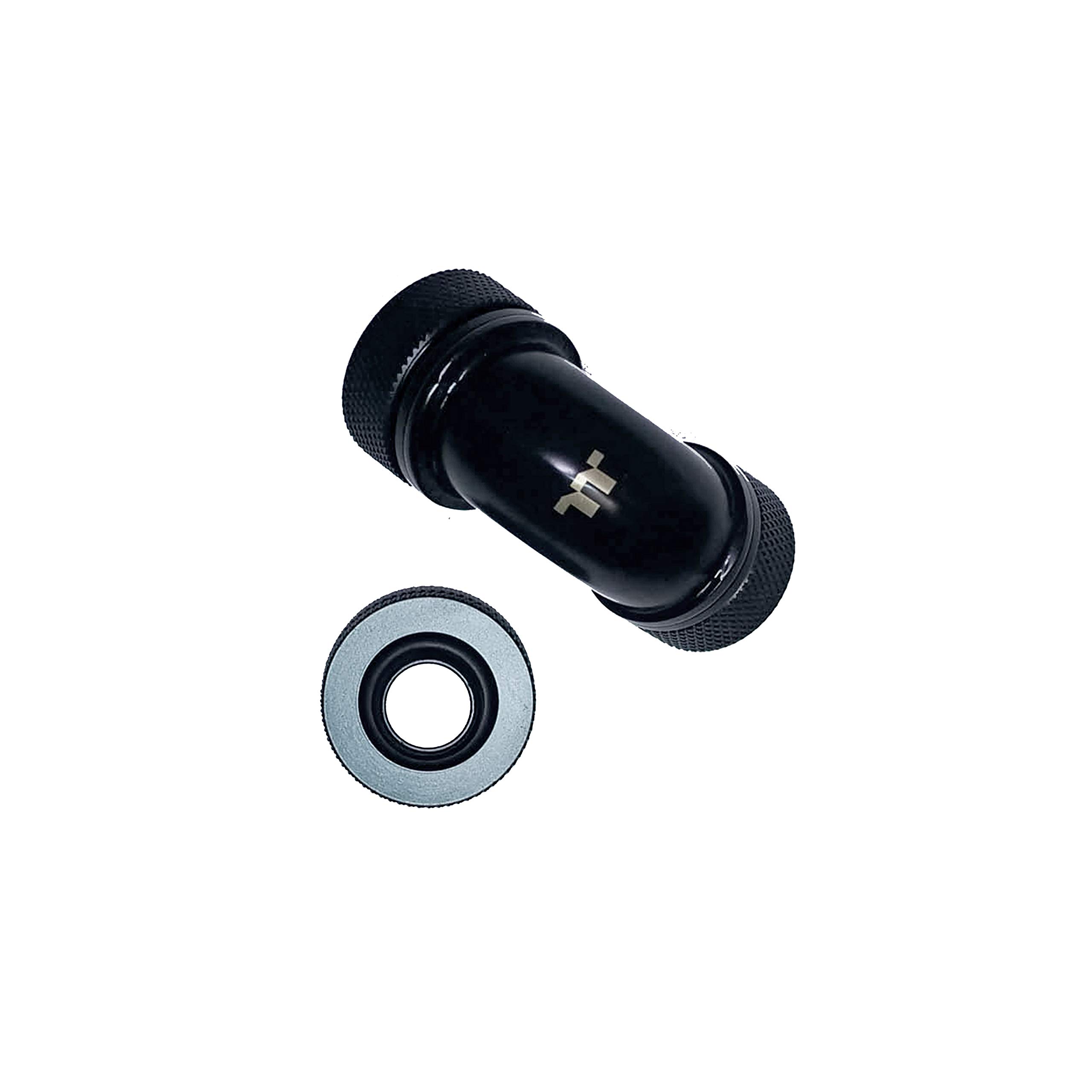 Thermaltake Pacific DIY 16mm OD PETG Compression Fitting Kit Black - CL-W260-CU00BL-A