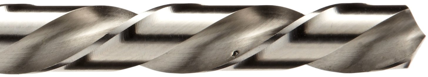 Chicago Latrobe 150L Left-Hand (Reverse) Flute High-Speed Steel Jobber Length Drill Bit Set, Uncoated, 118 Degree Conventional Point, 21-Piece