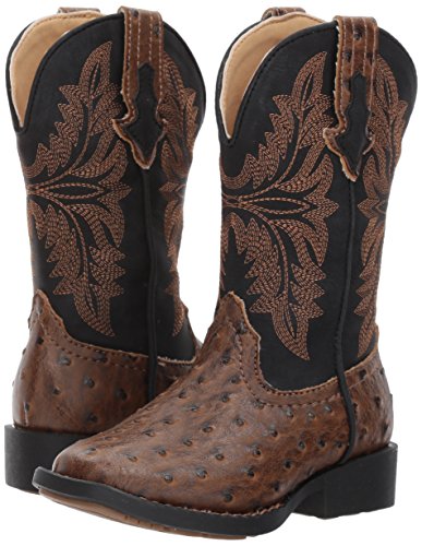 Roper Infants Cowbabies Cowboy Cool Boot, Brown, 4
