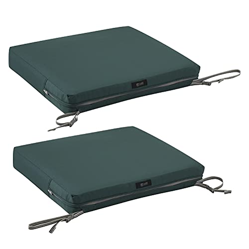 Classic Accessories Ravenna Water-Resistant 72 x 21 x 3 Inch Patio Chaise Lounge Cushion, Mallard Green, Patio Cushion