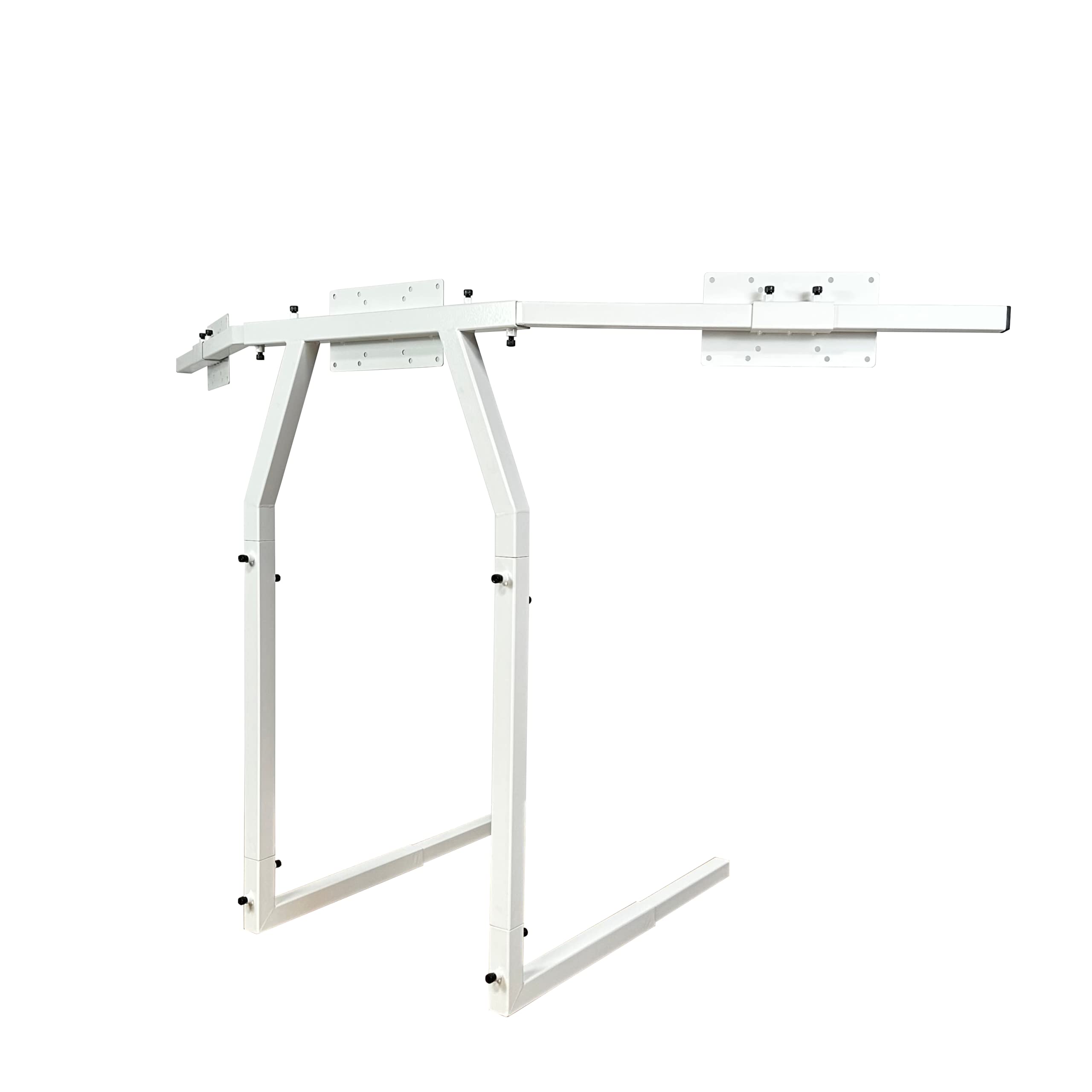 GTR Simulator - GTA Triple Monitor Stands - Large 3 x 39 - White Color