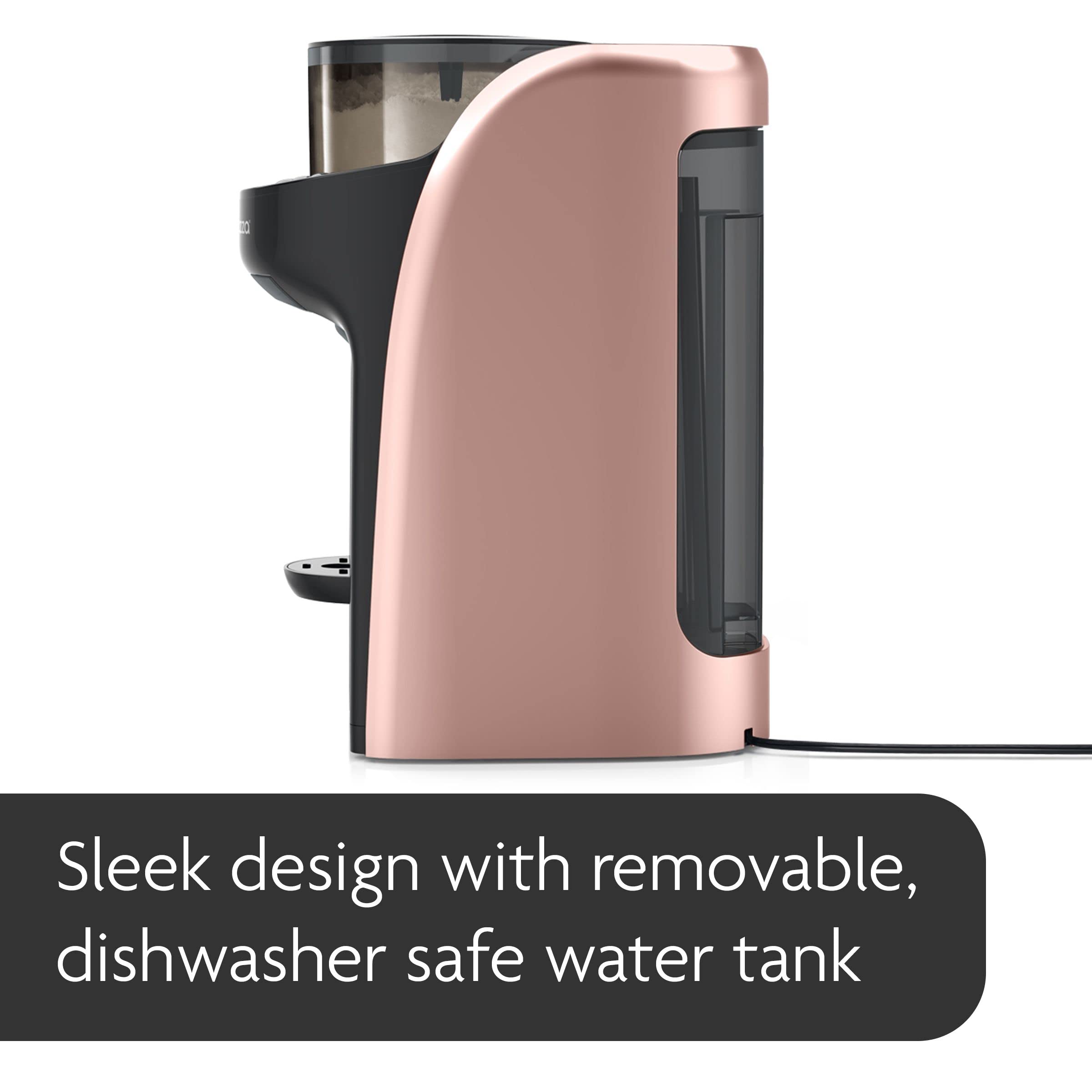 Baby Brezza Formula Pro Advanced Formula Dispenser Machine - Automatically Mix a Warm Formula Bottle Instantly - Easily Make Bottle with Automatic Powder Blending, Rose Gold