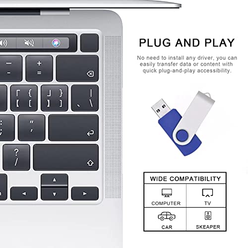 64GB USB Flash Drive , Waterproof Thumb Drive, USB Flash Stick 64GB, Memory USB Stick 64GB Data Storage for PC/Tablet/Mac/Laptop…