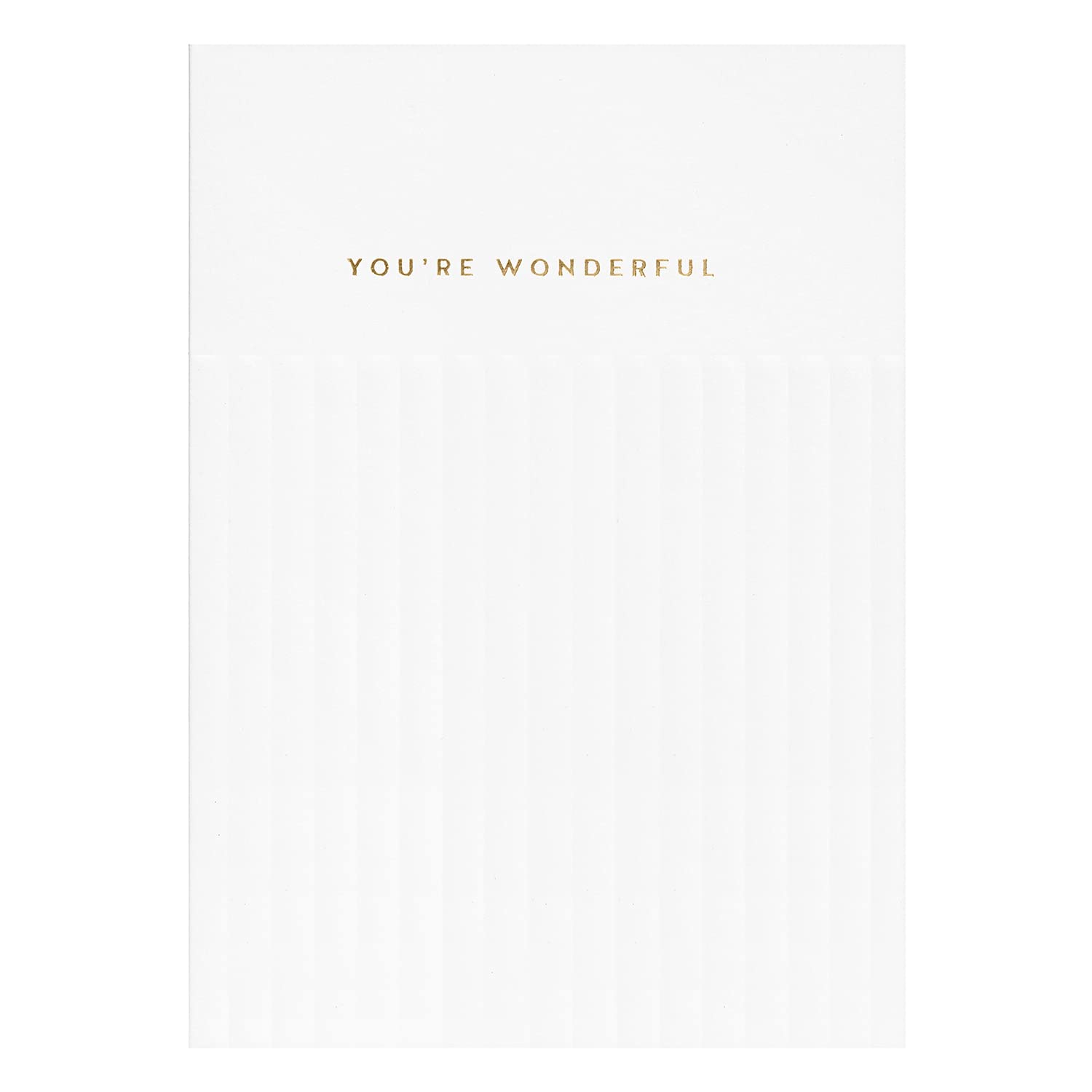 5 Pack of A6 Greeting Cards - Assorted Multi: Kindness. Five Uniquely Designed Blank Cards with Matching Envelopes. Beautiful Leaf Prints and Gold Foil Detailing by kikki.K