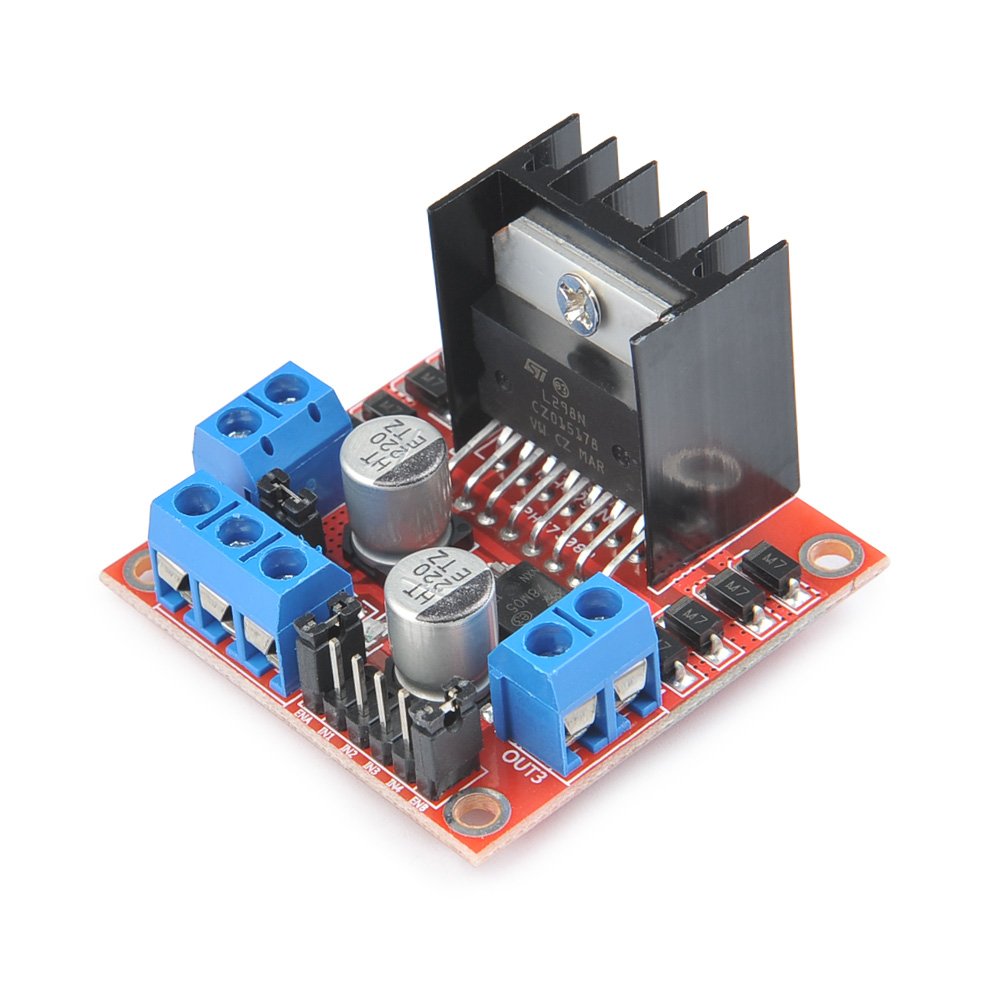 TIMESETL 5Pack L298N Motor Drive Controller Board DC Dual H-Bridge Robot Stepper Motor Control and Drives Module for Arduino Smart Car Power UNO MEGA R3 Mega2560