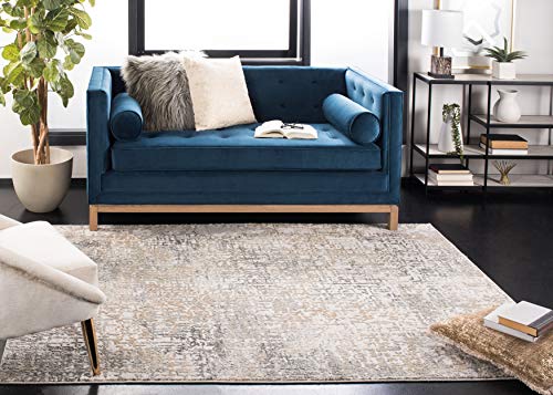SAFAVIEH Vogue Collection 5'3" x 7'6" Beige/Grey VGE117A Modern Abstract Area Rug