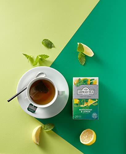 Ahmad Tea - Peppermint & Lemon Tea 20 Bags - 30g