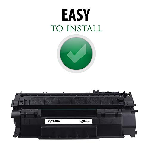Premium Ink&Toner | Re-Manufactured Toner Cartridge Replacement for Q5949A(Universal with Q7553A) – Standard Yield Laser Printer Cartridge Compatible with Canon, HP