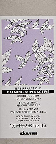 Davines Naturaltech CALMING Superactive Soothing Serum, Irritation Relief For Sensitive Scalps, 3.38 Fl. Oz.