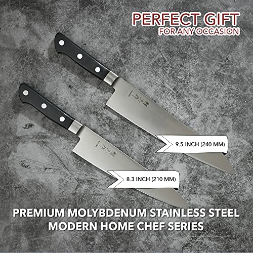 Syosaku Japanese Chef Knife Premium Molybdenum Stainless Steel, Gyuto 9.5-inch (240mm)