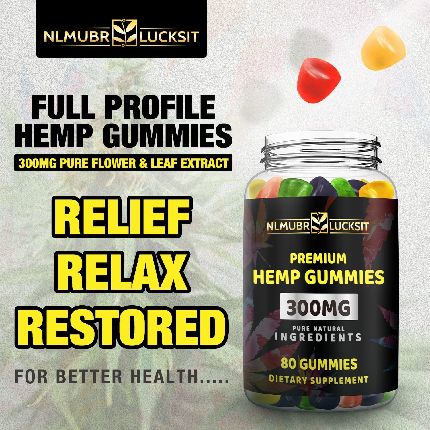 5 Pack Hemp Gummies