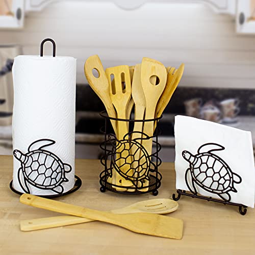 Boston Warehouse Turtle Paper Towel Holder, Wire