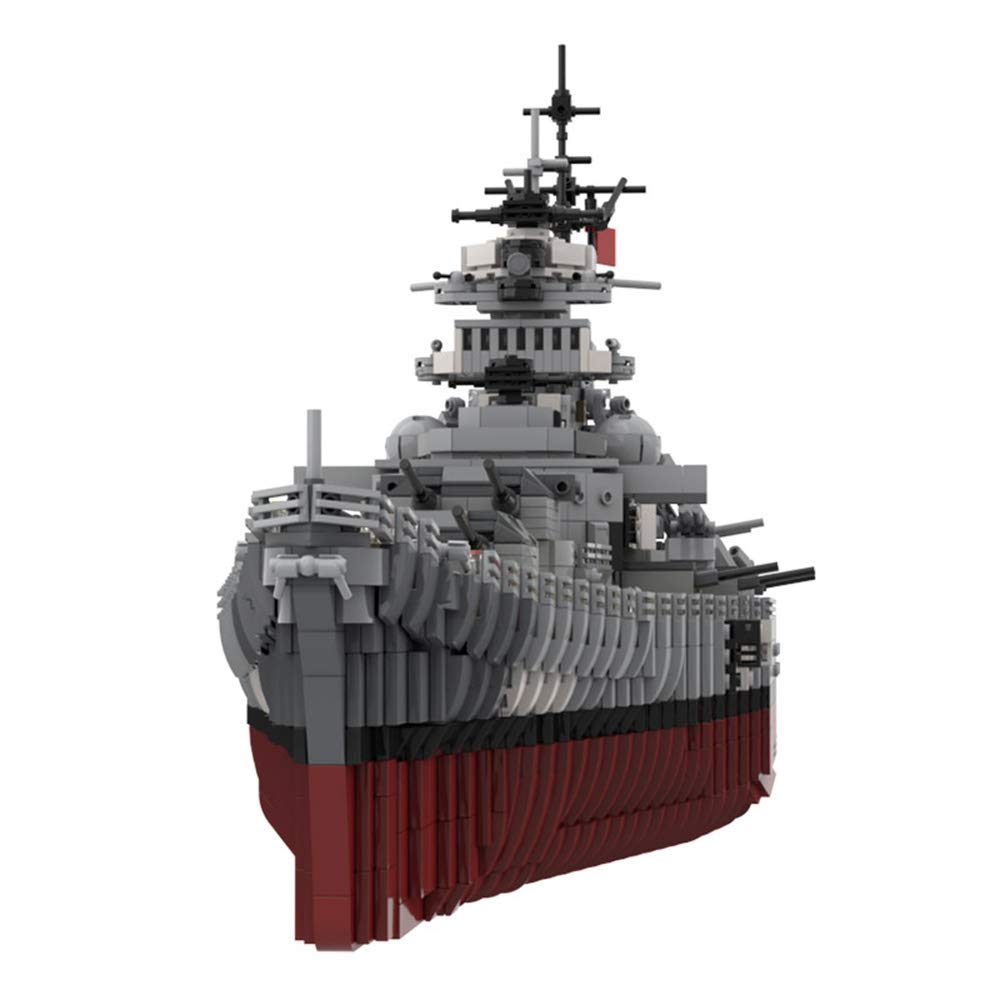 Bismarck Battleship Building Block Bricks Model MOC Toys Gift(7164 PCS)