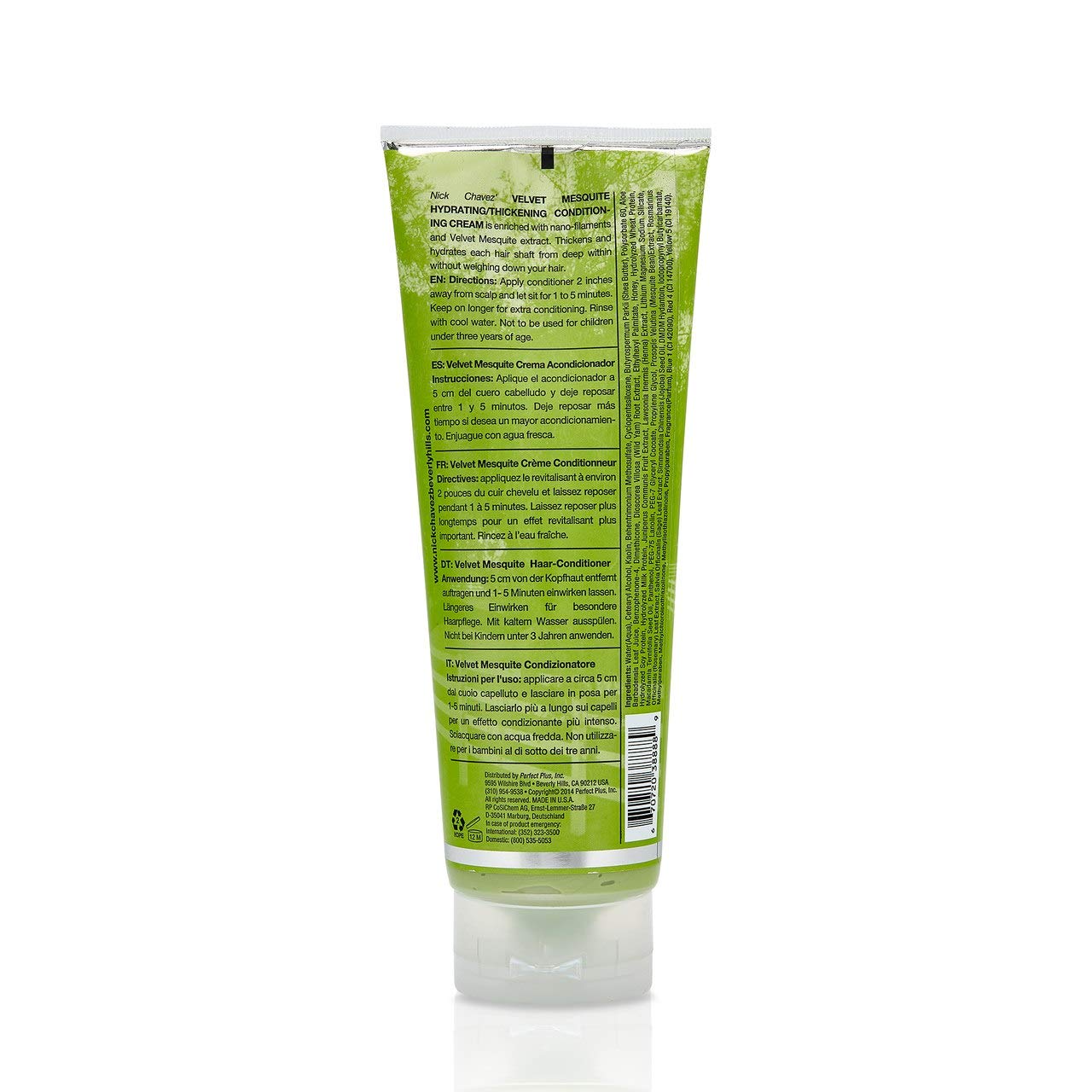 Nick Chavez Beverly Hills Velvet Mesquite Hydrating Thickening Conditioning Creme for Thicker and Smoother Hair - Premium Moisturizing Styling Creme, Hair Conditioner - 11 fl oz