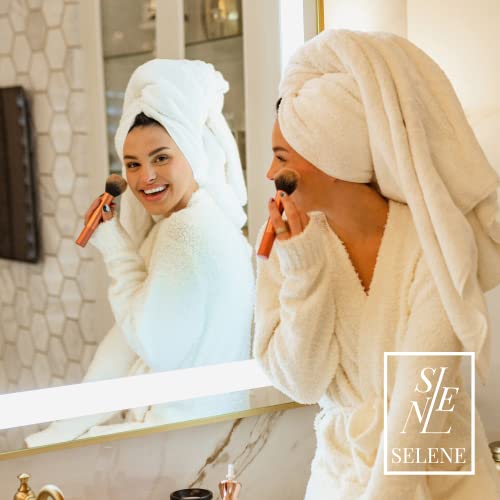 Selene Professional and Electric Makeup Brush Cleaner and Dryer Machine with Automatic Brush Spinner to Quickly Wash and Dry Cosmetic Brushes - Cleaning Tool for Makeup Brushes Set