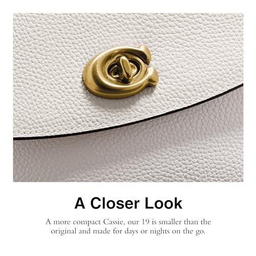 Coach Polished Pebbled Leather Cassie Crossbody 19