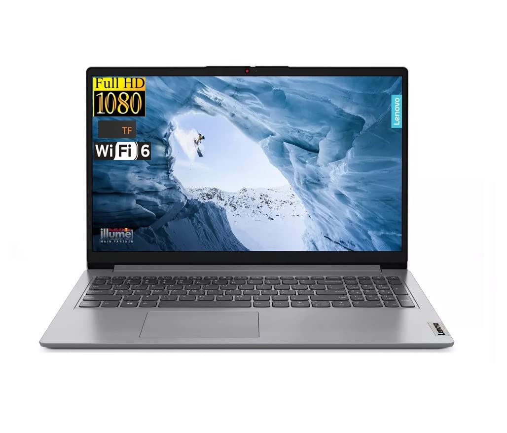 Lenovo 2023 Newest Ideapad Slim Laptop: 15.6" HD Dislpay, 2-Core AMD Athlon Silver(Upto 3.2Ghz), 8GB RAM, 256GB SSD, Radeon Graphics, FP-Reader, WiFi6, Bluetooth, DolbyAudio, HDMI, Win11S, TF
