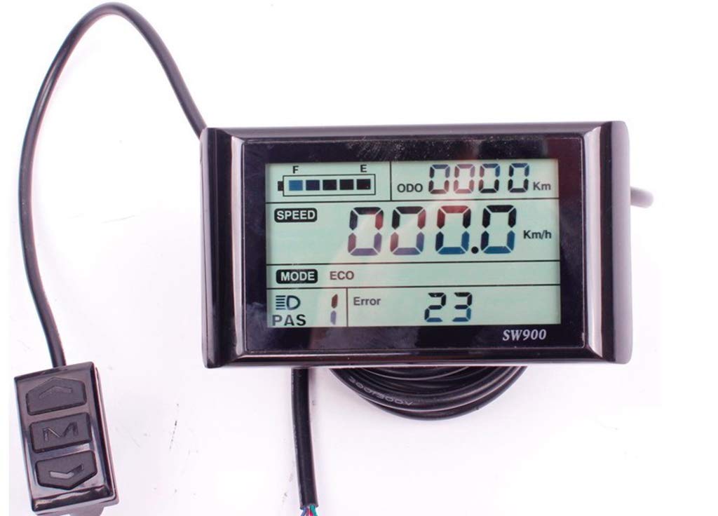 72V 2000W Rear Wheel Motor, 2000W Electric Bicycle Conversion Kit with Mutifunction SW900 Display,72V 45A Controller, with 7 Speed flywheel (29inch)