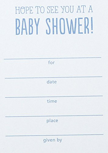 Hallmark Baby Shower Invitations, Onesie (Pack of 10 Invites and Envelopes for Baby Boy) (5INH6191)