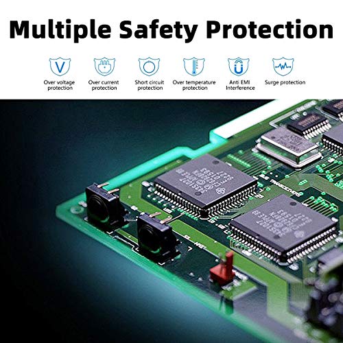 ABLY AC to DC Converter 2A 24W Car Cigarette Lighter Socket 100-250V to 12V AC/DC Power Adapter for Car Charger MP3 Player Car Telephone Automotive Razor etc.