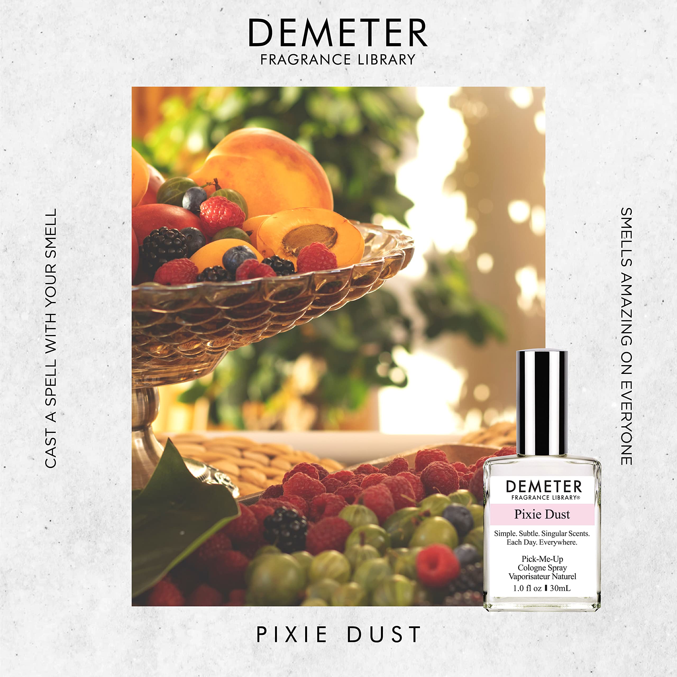 DEMETER Pixie Dust, 1 oz Cologne Spray, Perfume for Women