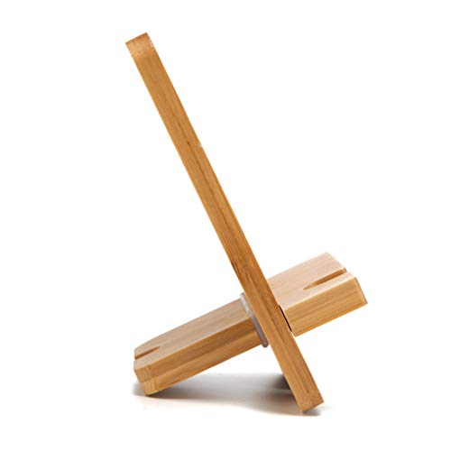 JACKCUBE Design Bamboo Charger Dock Stand Multi Device Charging Station Organizer Holder for Smartphone Cellphone Mobile Phone β :MK243A
