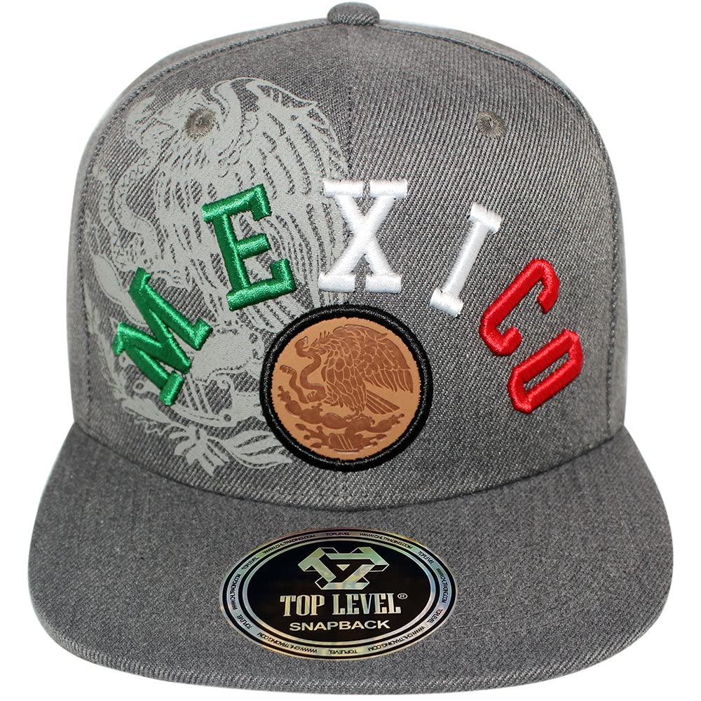 4350 DISTRICT Men's Adjustable Cotton Snapback Cap 10 (N21MEX33 DARK H.GREY)