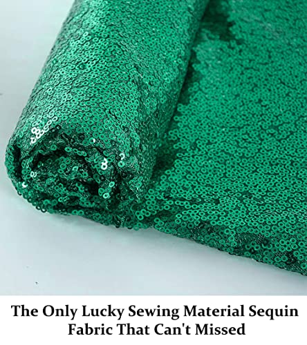 Sequin Fabric by The Yard Sparkly Fabric Green Fabric for Sewing Sequence Material Fabric Little Mermaid Fabric Sequin Fabric Quilting Fabric Flip Sequin Fabric for Wedding Dress