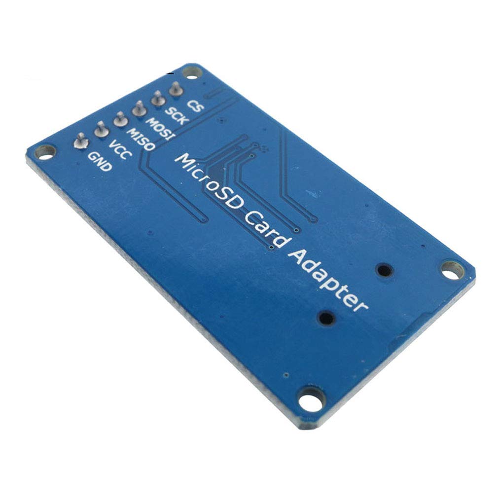 HiLetgo 5pcs Micro SD TF Card Adater Reader Module 6Pin SPI Interface Driver Module with chip Level Conversion for Arduino UNO R3 MEGA 2560 Due