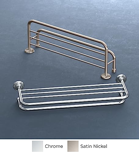 Gatco 5376 Designer II Bathroom Spa Towel Rack, 24", Chrome