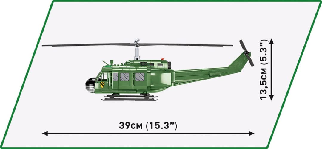COBI Vietnam War Bell UH-1 Huey Iroquois Helicopter