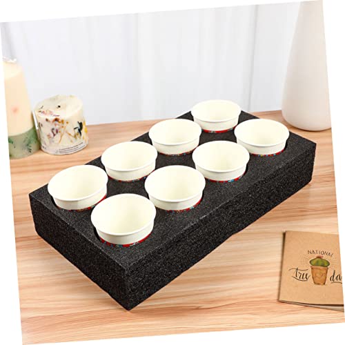4pcs Milk Tea Cup Holder Disposable Cup Disposable Trays Coffee Tray Beverage Carrier Take Out Drink Carrier Drink Takeout Holder Outdoor Cup Trays Takeout Coffee Cup re-usable