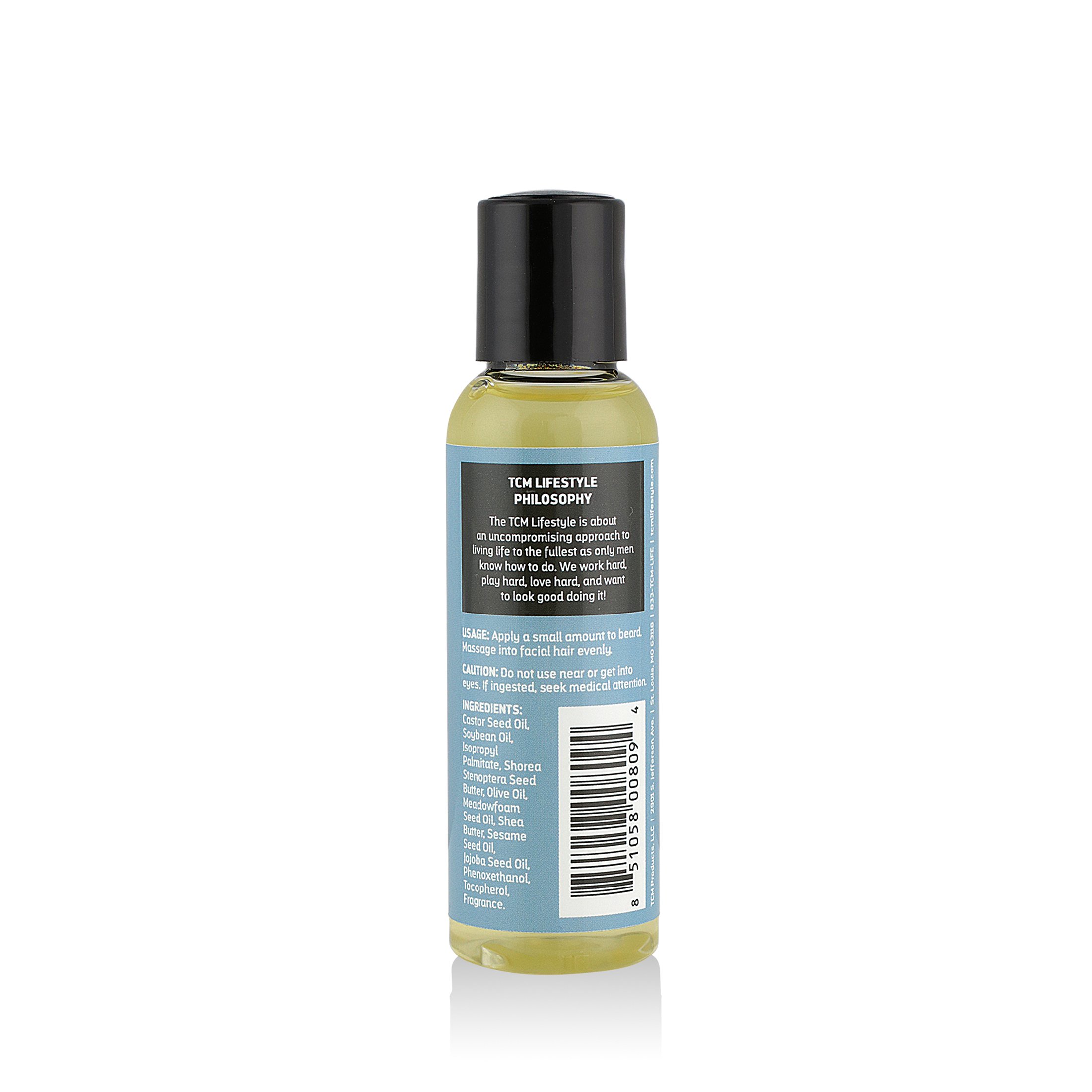 TCM Men's Beard Oil for Maximum Facial Hair Shine and Skin Softness (Single)