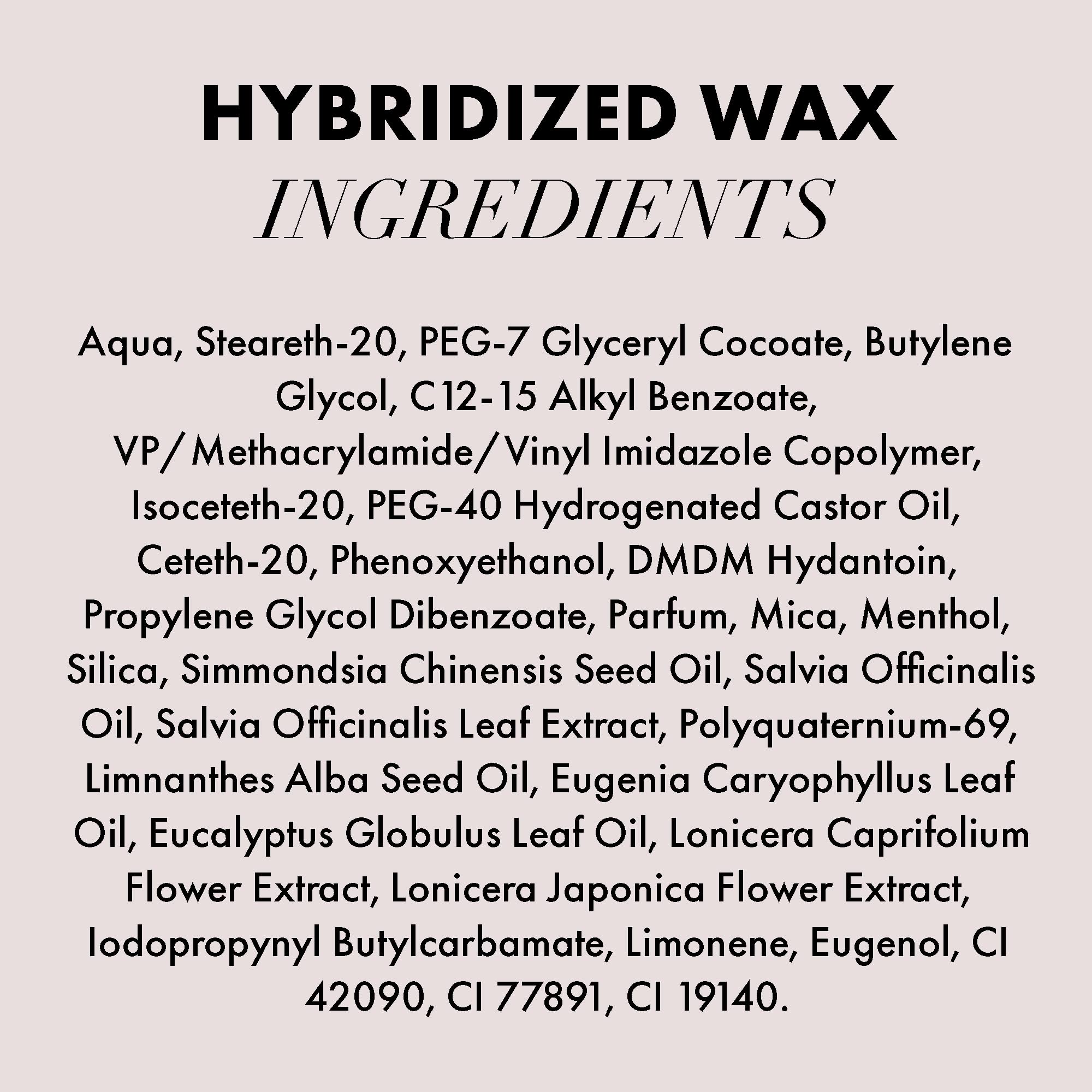 Hanz de Fuko Hybridized Wax – Premium Men’s Hair Styling Wax with Medium Hold & Satin Finish, 2oz