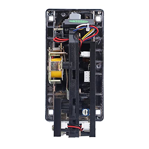 Compare and Choose Electronic Coin Acceptor with Three Sets of Anti Fishing Electric Eye Counting Devices, Convenient and Correct for Arcade Game Vending Machine (Silver Gray)