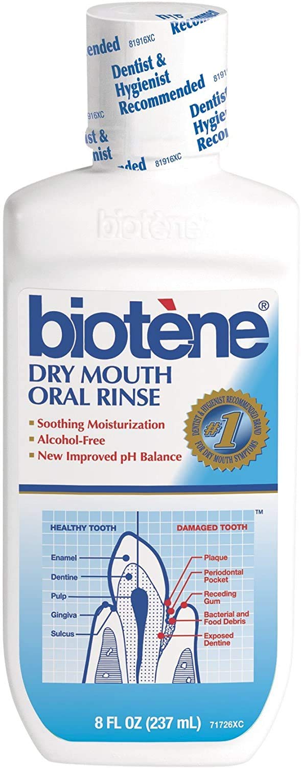Biotene Dry Mouth Mouthwash, 16-Ounce (Pack of 6)