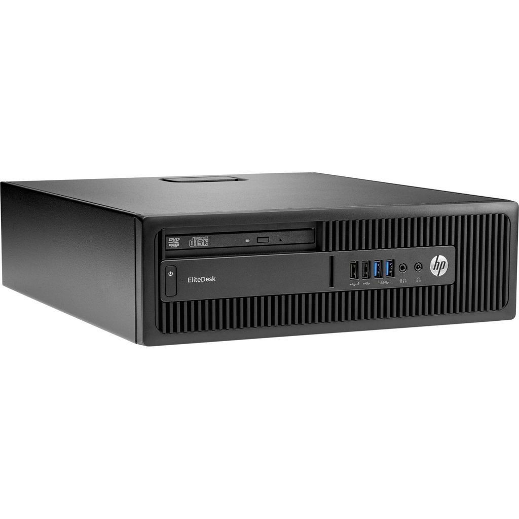 HP ELITEDESK 800 G1 SFF Slim Business Desktop Computer, Intel Core i5 4670 3.40 GHz, 4GB RAM, 500GB HDD, DVD, USB 3.0, Windows 10 Pro 64 Bit (Renewed)