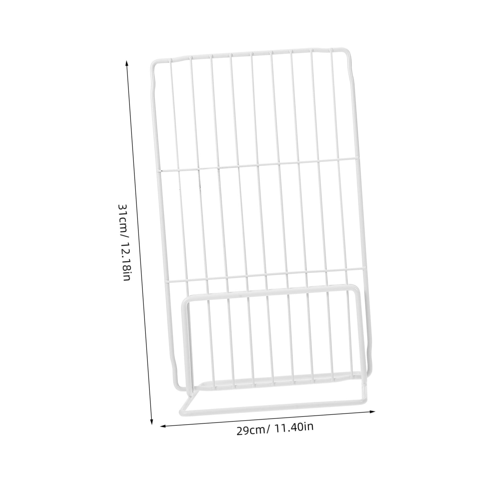ABOOFAN Refrigerator Partition Metal Shelf Separators Replaceable Fridge Separator Wardrobe Clothes Separator Iron Mesh Divider for Freezer Refrigerator Divider Refrigerator Separators