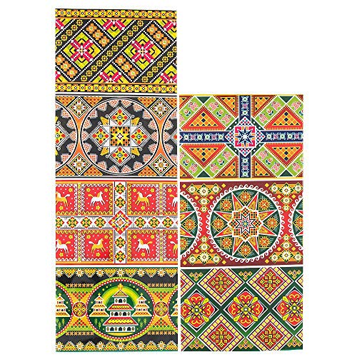 7 Geometrical Ukrainian Easter Egg Decorating Wraps