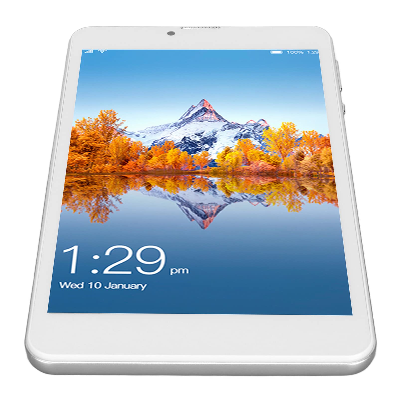 7 Inch Tablet, 32GB Tablet Gold Color 4GB 32GB 100‑240V for Music (US Plug)