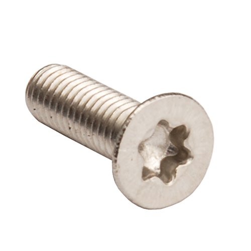 M4 Torx Screws Countersunk Head,Torx Flat Head Screws,Pack of 50-Piece (M4 x 10mm)