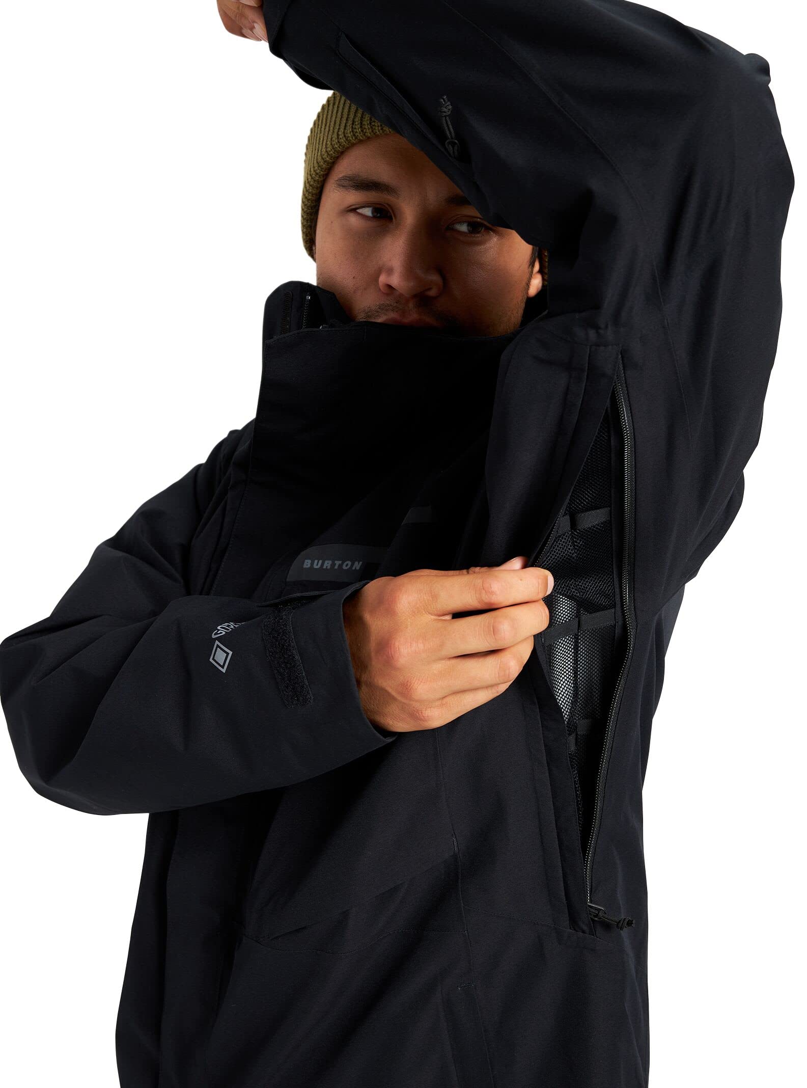 Burton Men's Standard Gore-TEX Powline Jacket, True Black, Medium